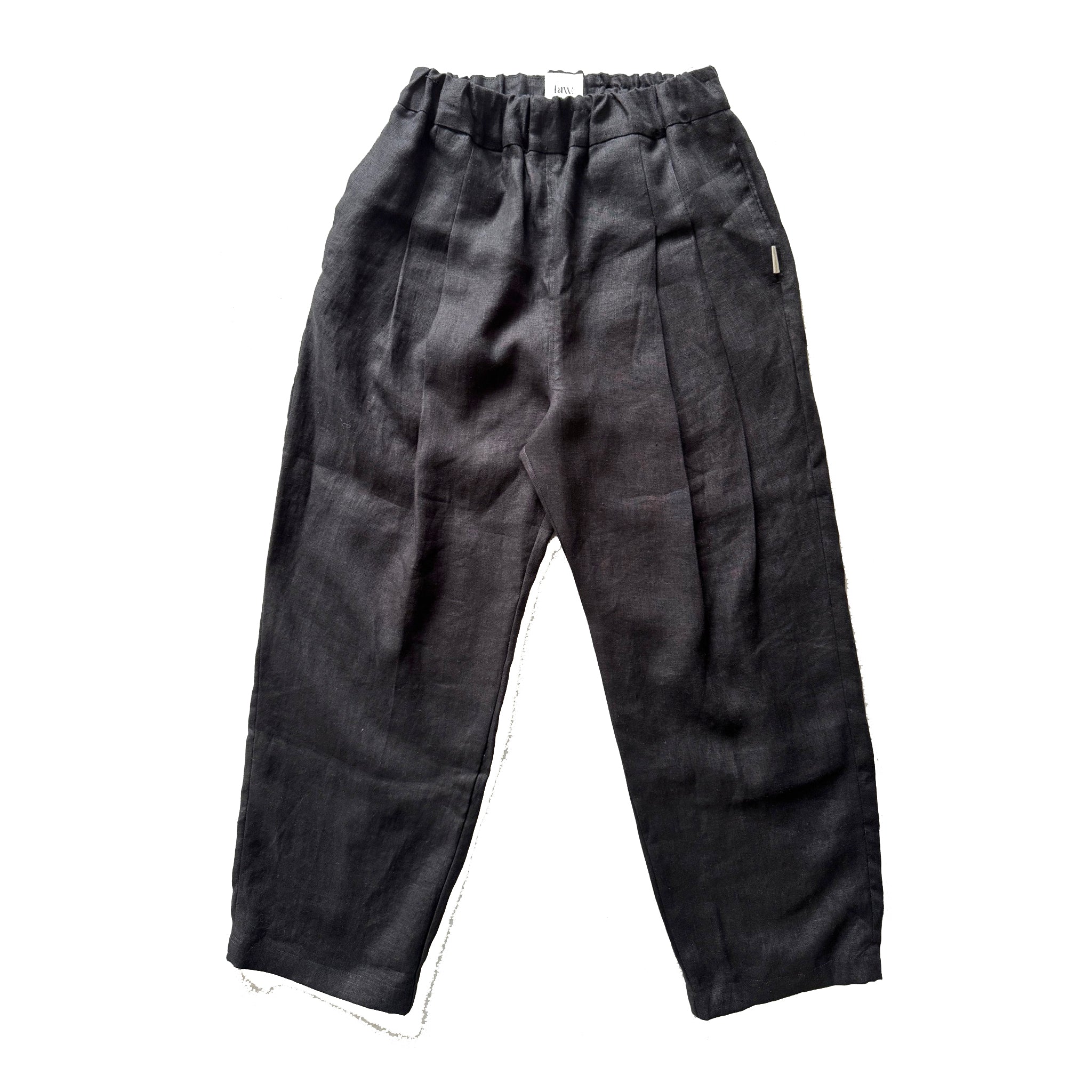 Sustainable slow batch linen handmade Trousers – LAW DESIGN STUDIO
